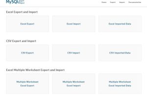 Export and Import system Using Laravel Framework - Geek Source Codes