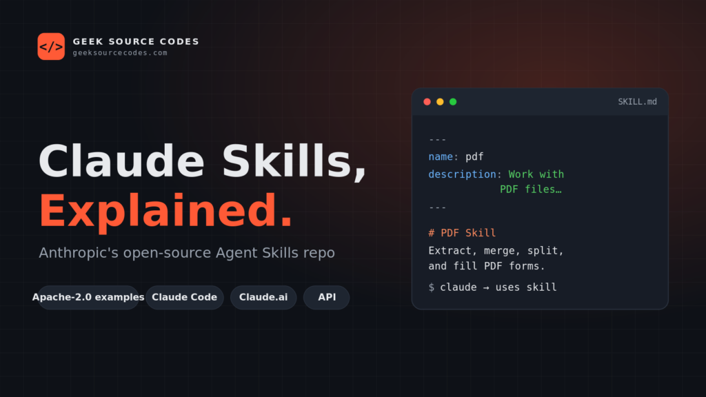 Claude Skills Explained: A Tour of Anthropic's Open-Source Agent Skills ...